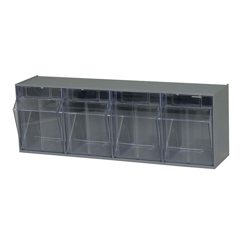 Clear Tip Out Bin - Gray | Unoclean - UnoClean