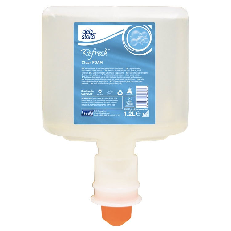 Refresh Clear Foam TF II Soap Refill - 1200 mL - UnoClean