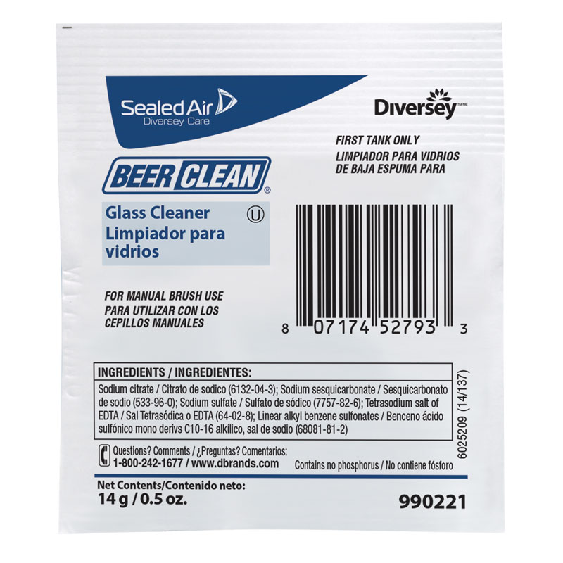 Johnson Diversey Beer Clean Glassware Cleaner - UnoClean