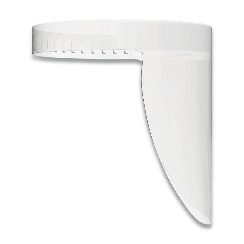 Clear Disposable Face Shield - 13" x 10" - One Size Fits All (100 ...