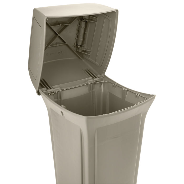 Ranger Fire-Safe Container, Square, Structural Foam, 35 gal, Beige ...