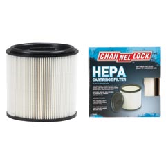 Channellock [VCFH] Utility Vac HEPA Cartridge Air Filter - Channellock ...