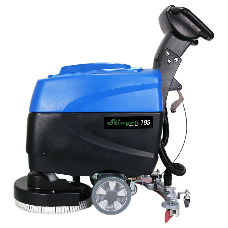Stinger 18S Battery Powered Automatic Floor Scrubber - 18" Cleaning ...