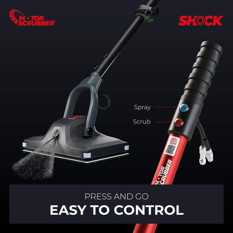 Motor Scrubber Floor Scrubber Cleaning Machine MSSHOCKCOMP-US - UnoClean